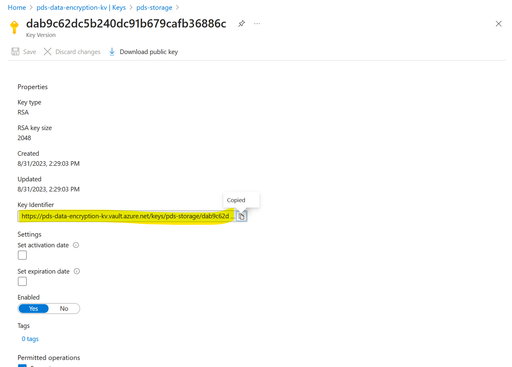 How to set up Azure KeyVault for Bring Your Own Key (BYOK) Scenario ...